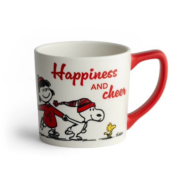 Peanuts | Dining | Peanuts Snoopy Charlie Brown Happiness Cheer Ceramic ...